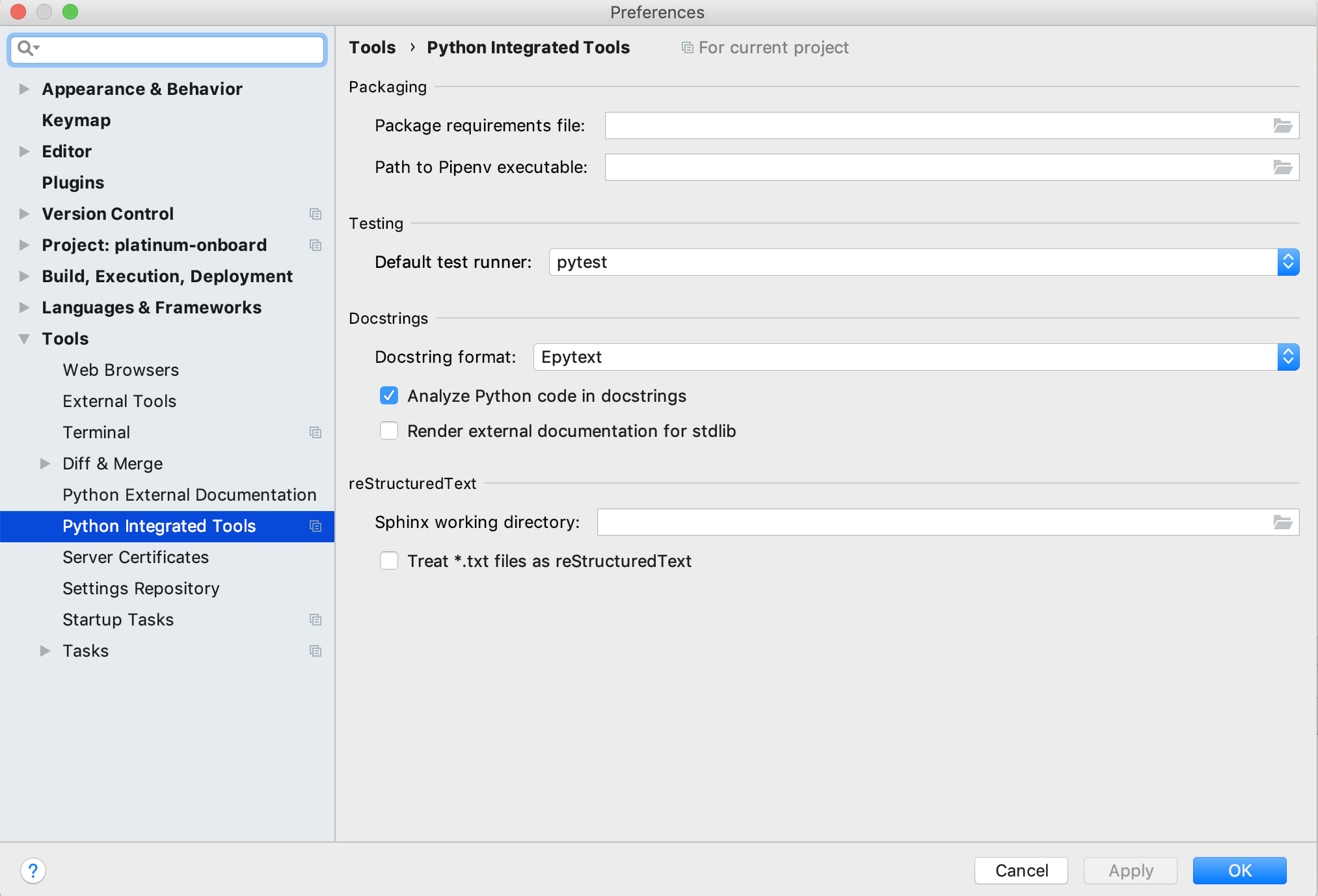 Configuring PyCharm for using pytest as the test runner – Ramblings and ...